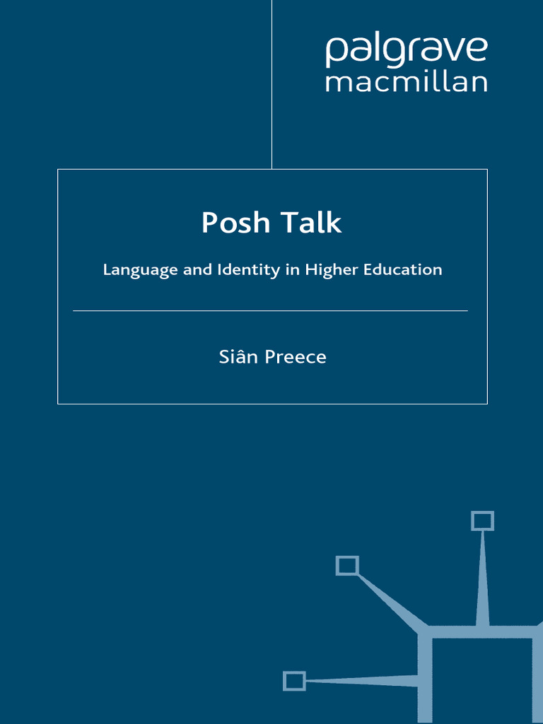 Posh Talk - Language and Identity in Higher Education | PDF | Gender ...