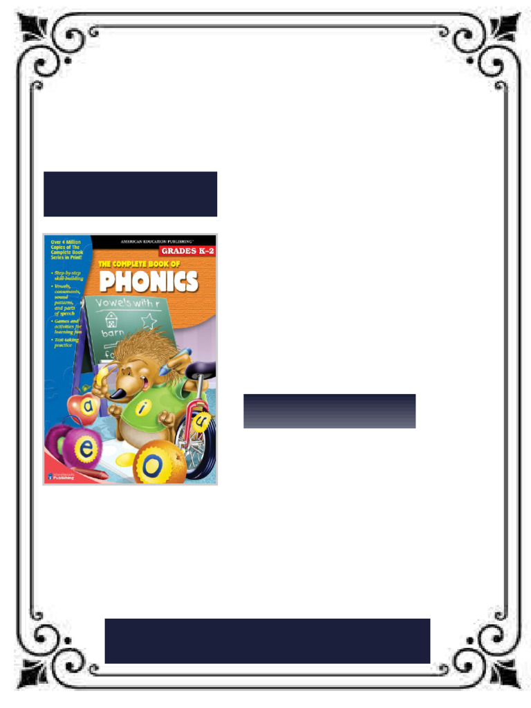 The Complete Book of Phonics Grades K 2 School Specialty Publishing ...