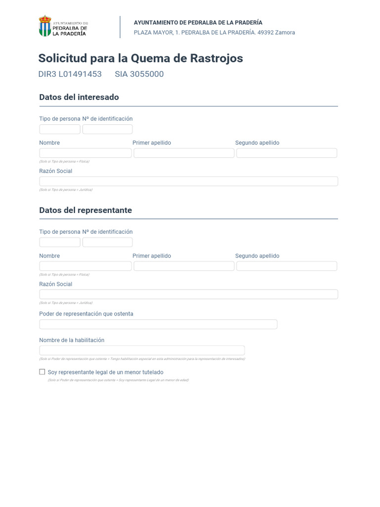 Solicitud Para La Quema de Rastrojos | PDF | Justicia | Crimen y violencia