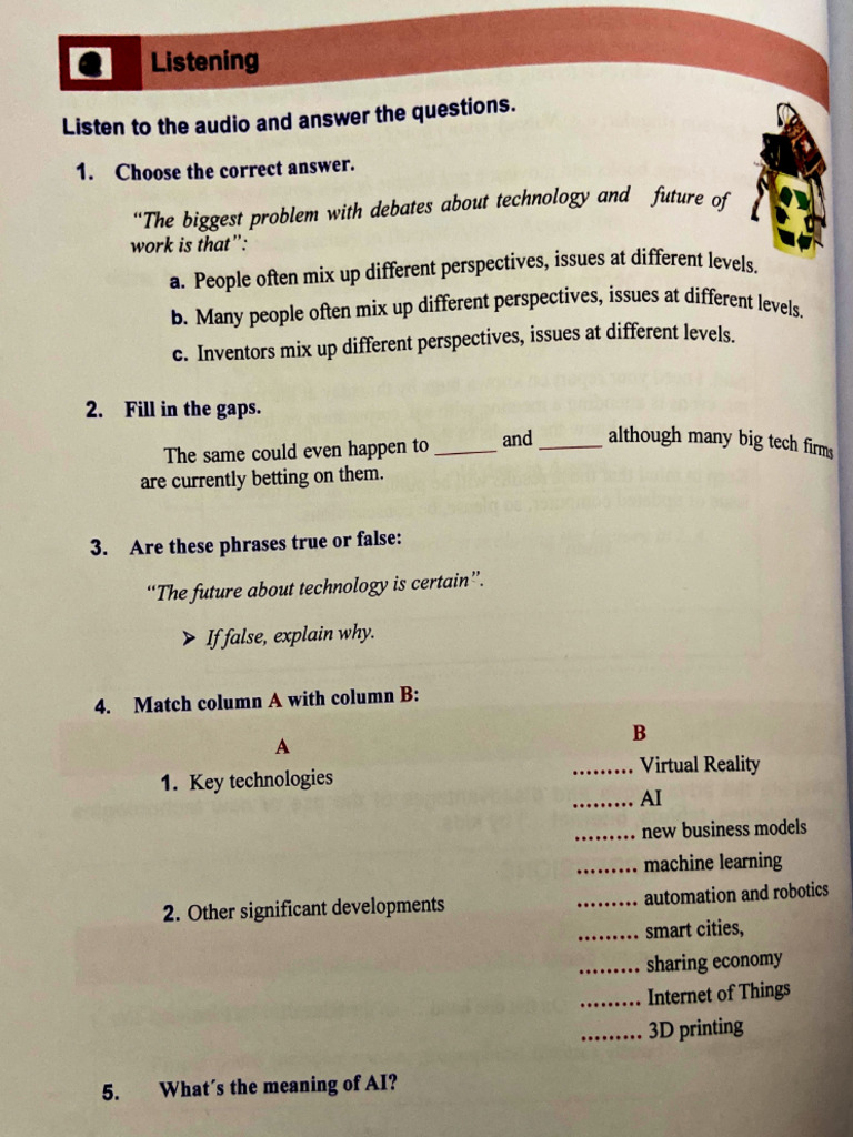 Listening UNIT 4 | PDF