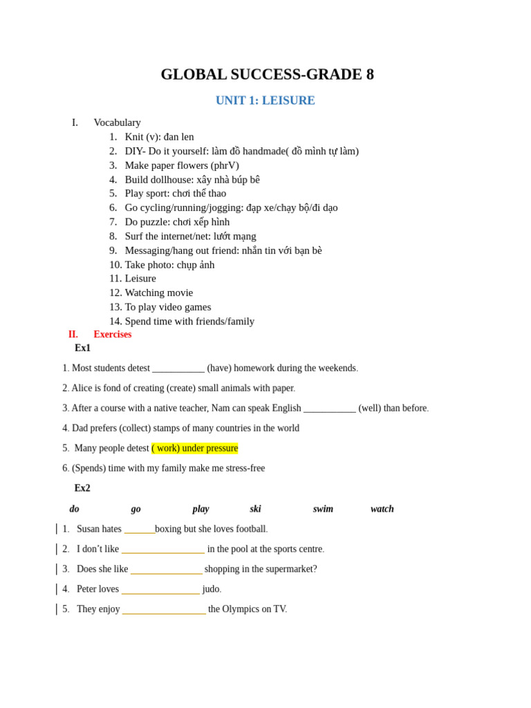 Global Success | PDF