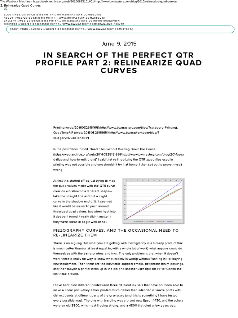 Relinearizing Quad Curves for Printing | PDF