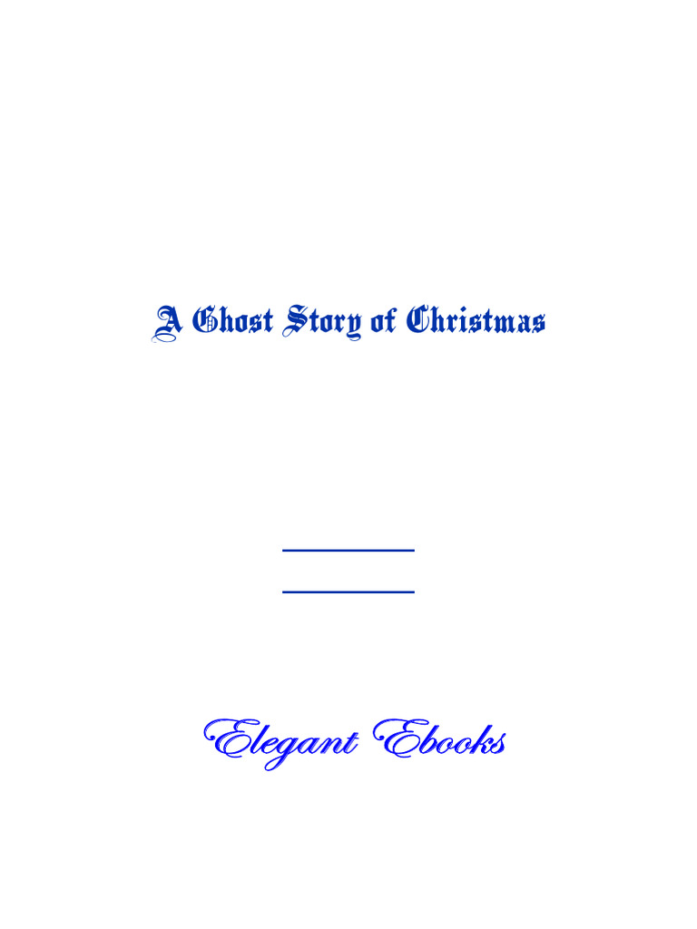 A Christmas Carol | PDF | Christmas | Christian Texts