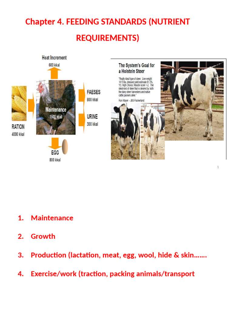 Nutrient Requirements for Farm Animals | PDF | Nutrients | Fetus