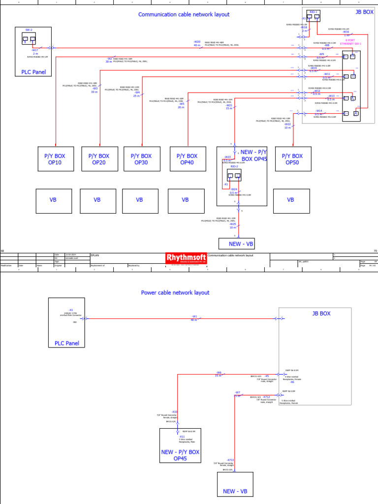 Communication and Power Cable Layouts | PDF | Electrical Engineering ...