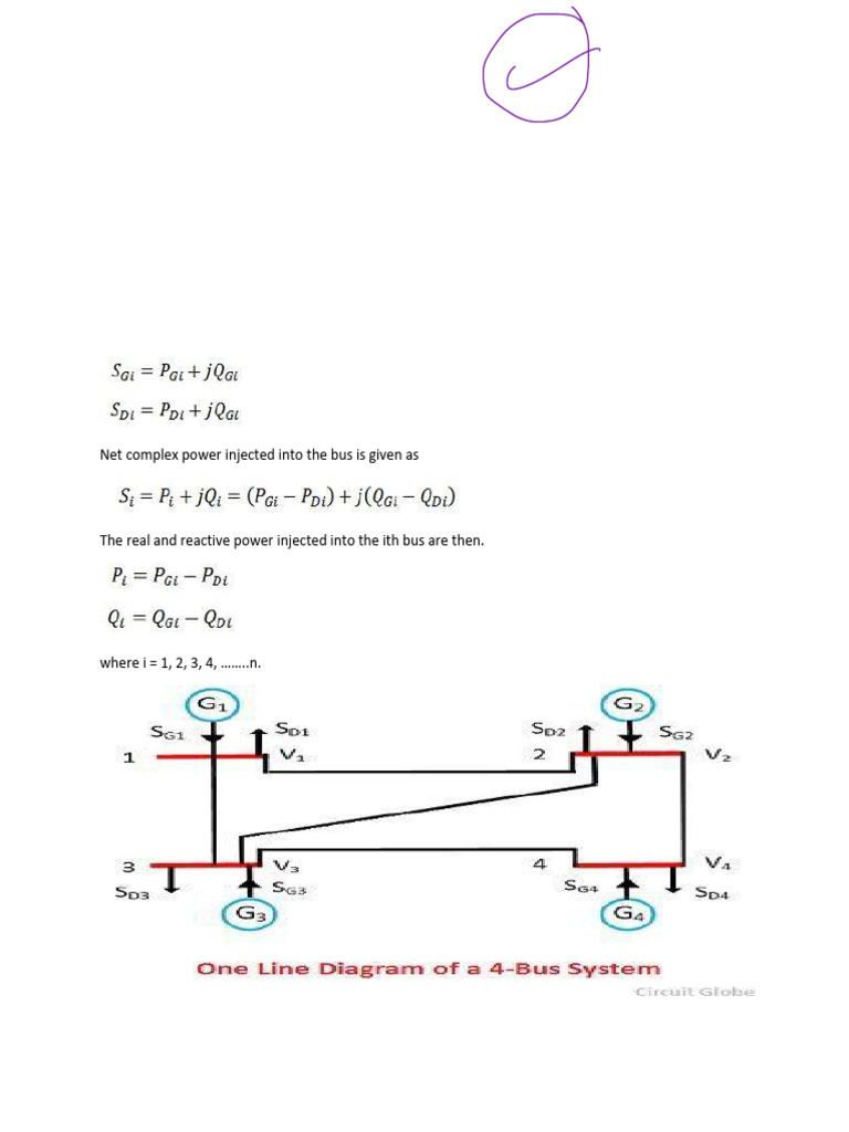 4-Formation of Bus Admittance Matrix | PDF | Electrical Engineering ...