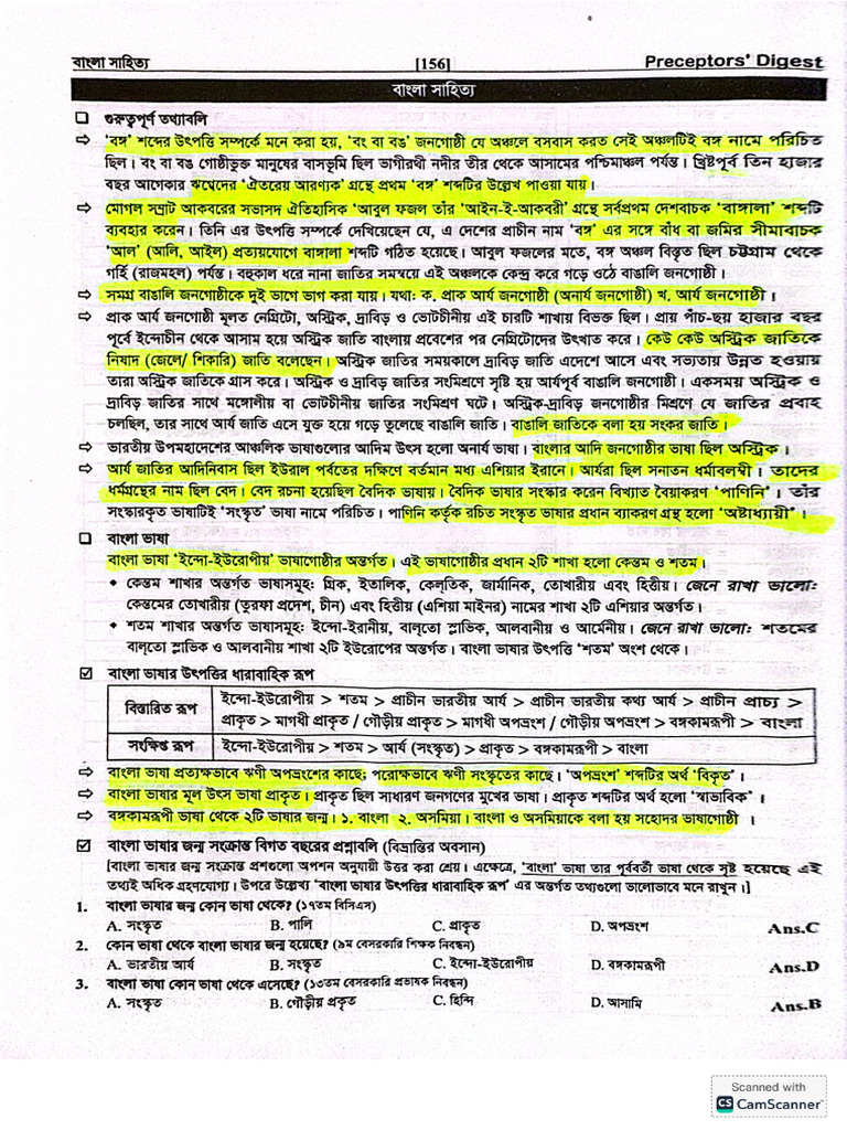 Bangla Literature Digest | PDF