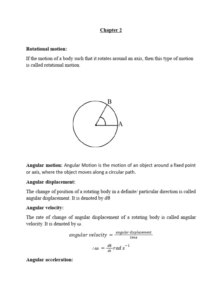 Understanding Rotational Motion Concepts | PDF | Rotation Around A ...