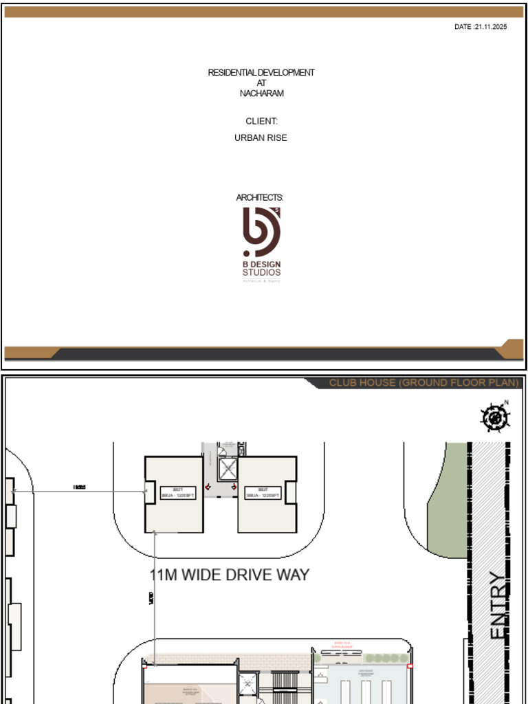 Urbanrise Nacharam Club House Floor Plans 21.11.2025 | PDF | Indoor Sports