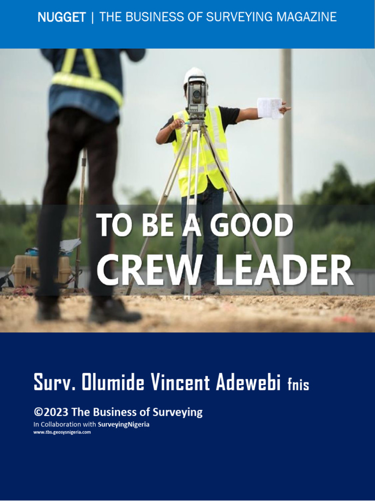 Key Skills for Land Survey Crew Leaders | PDF | Expert Witness | Surveying