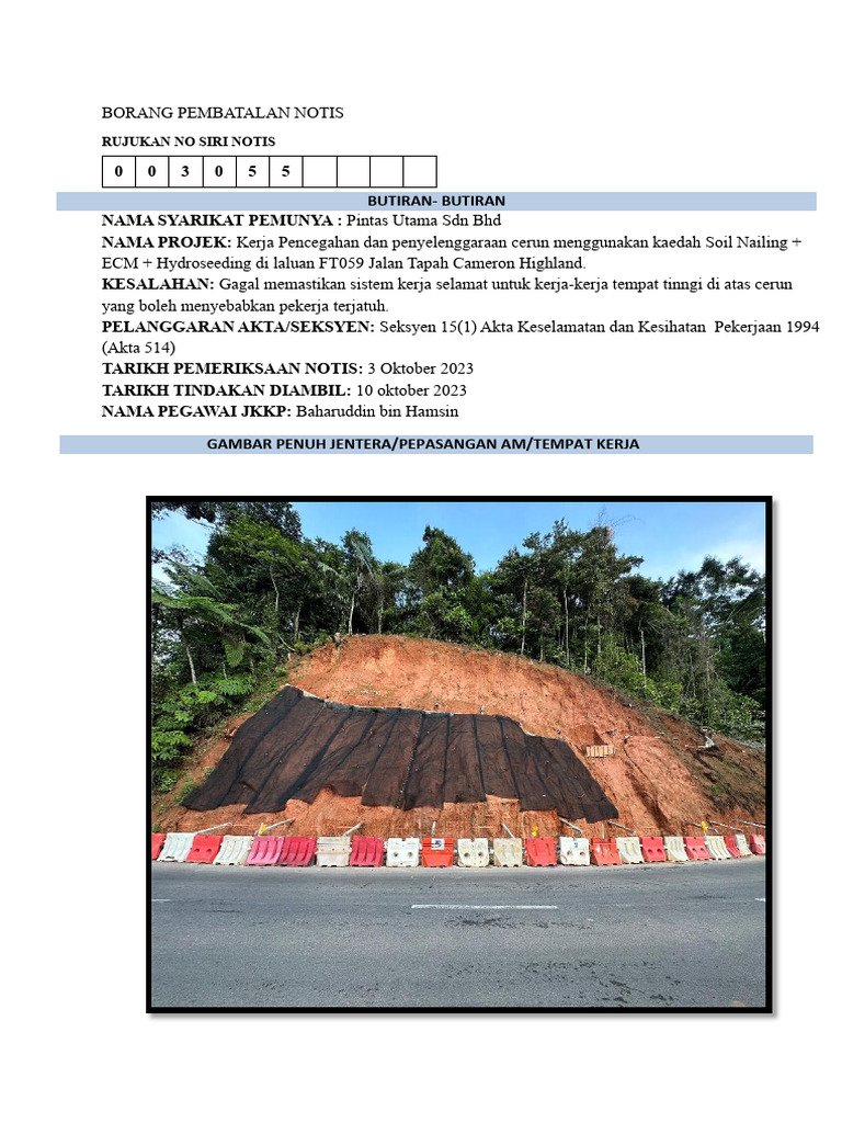 Notis 003055 | PDF