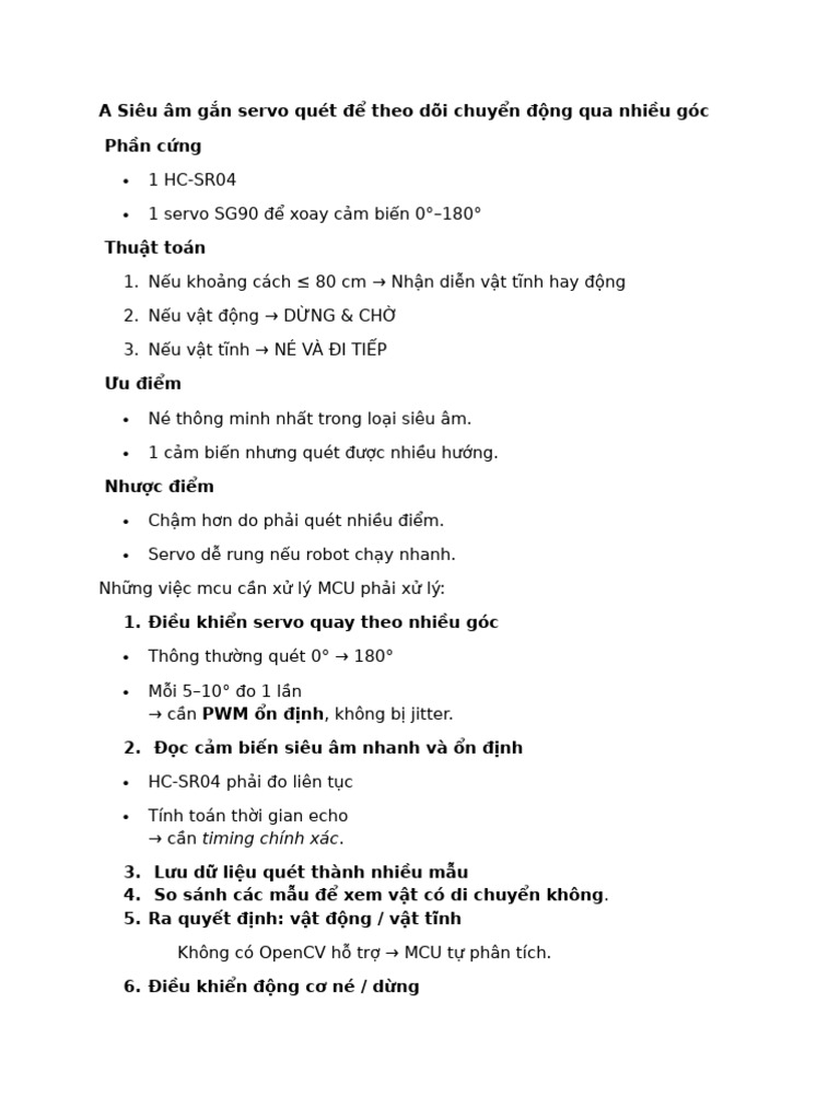 II.xử lý vật cản | PDF