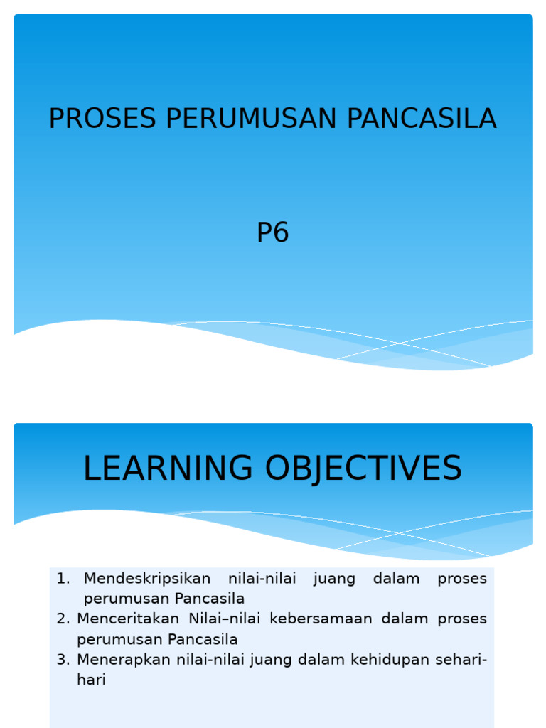 PROSES PERUMUSAN PANCASILA | PDF