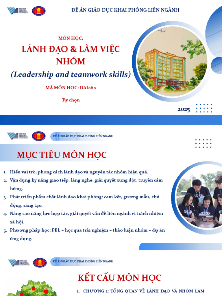 chuong_1 kỹ năng lãnh đạo và làm việc nhóm | PDF