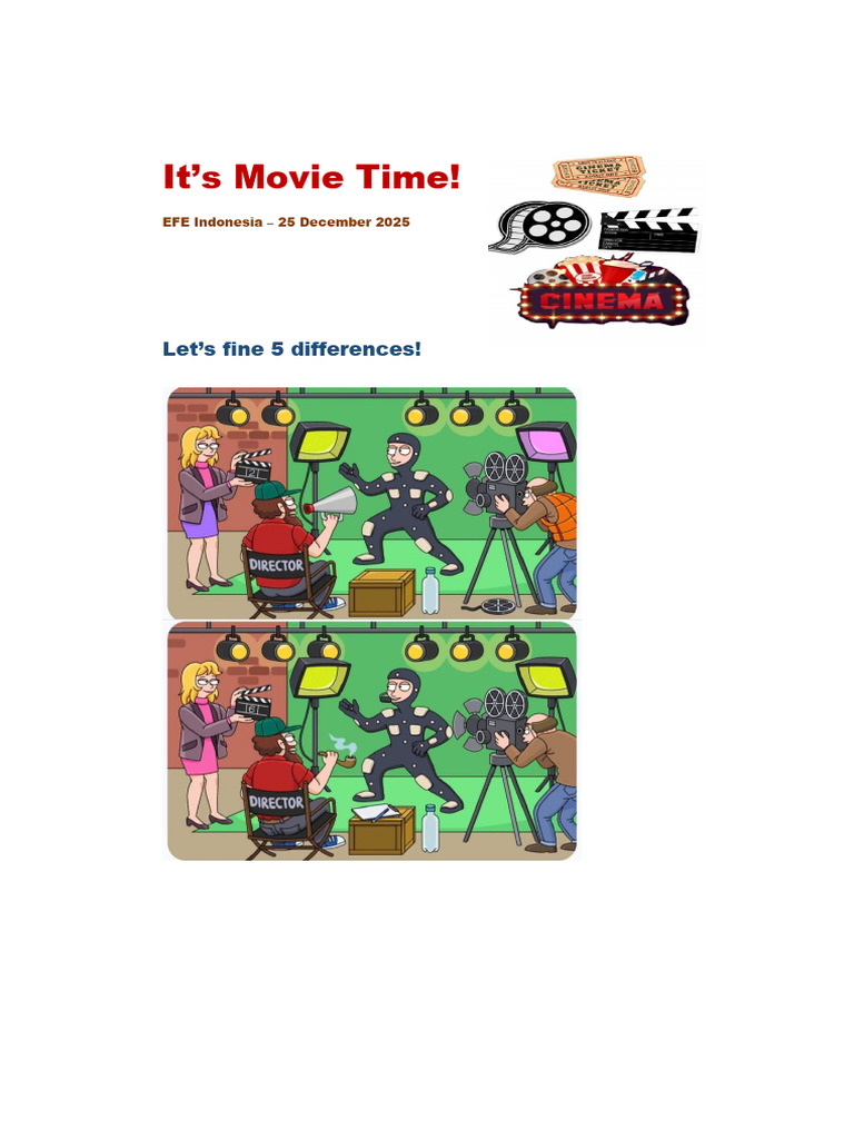 Fun Movie Vocabulary Exercises | PDF