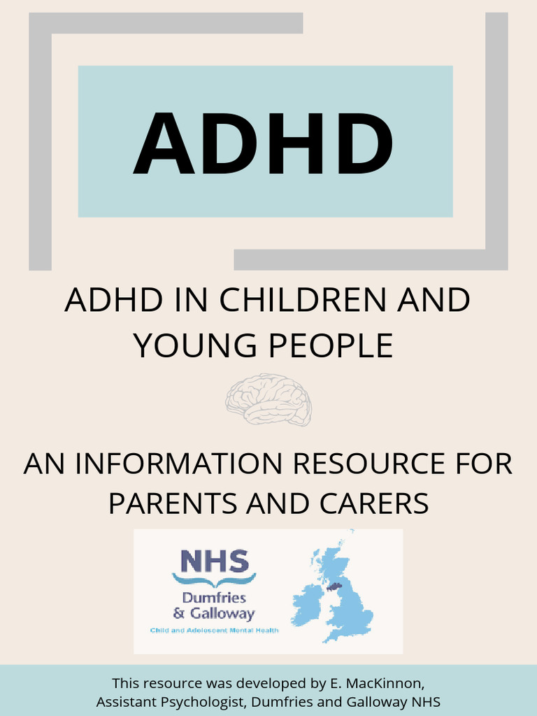 ADHD Guide for Parents and Carers | PDF | Attention Deficit ...