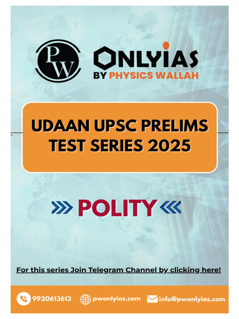 Indian Polity Detailed Explanation_English | PDF | Separation Of Powers ...