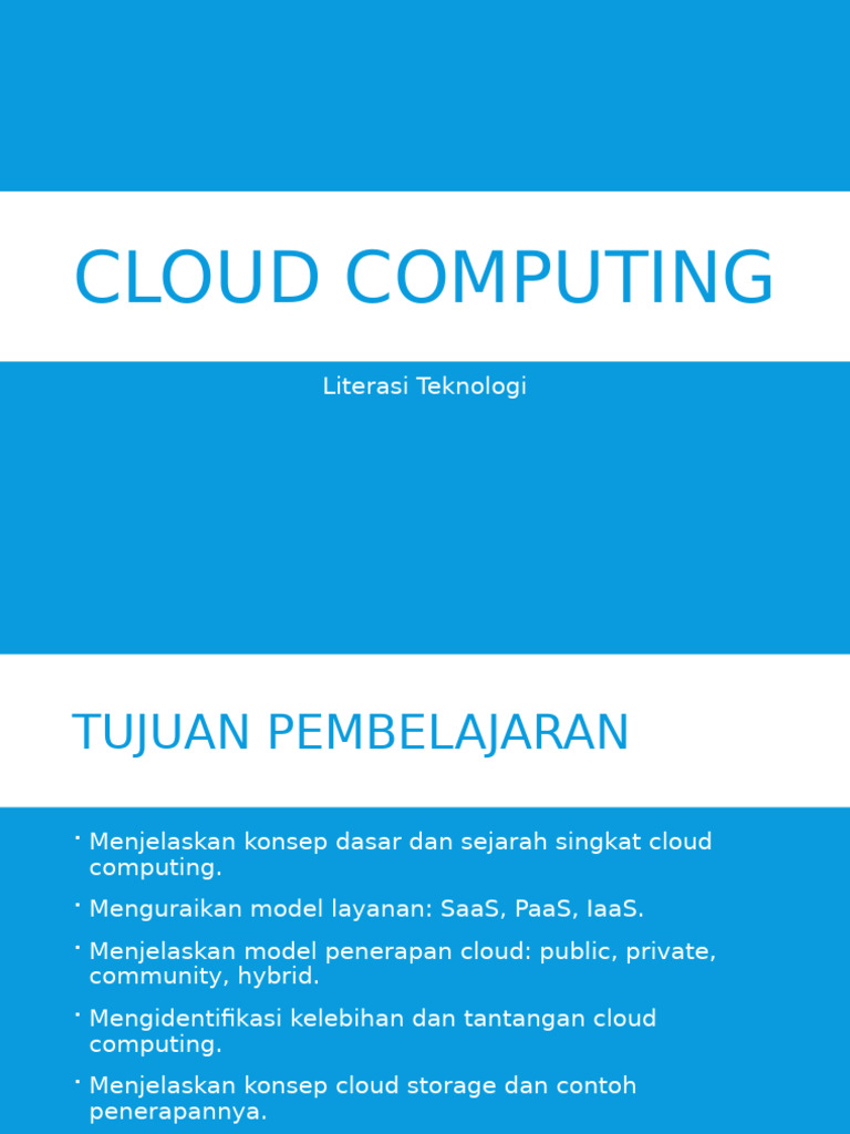 Materi Cloud Computing | PDF