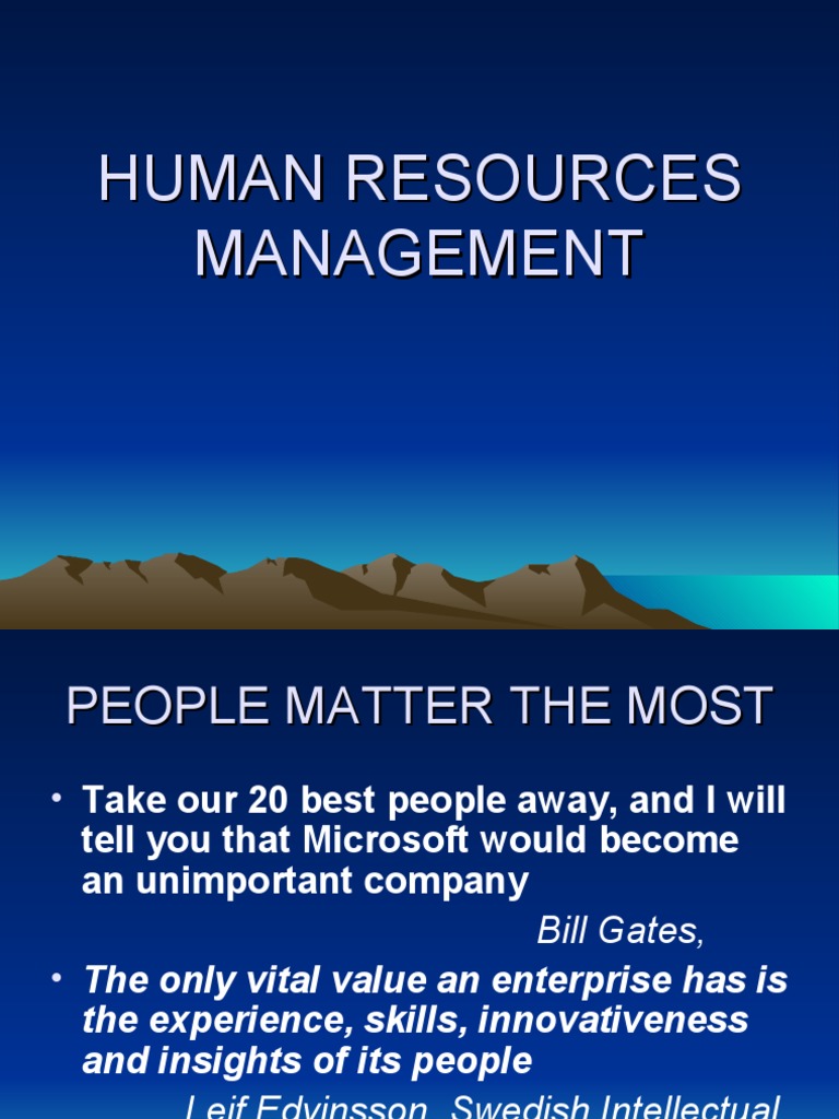 Human Resources Management | Human Resources | Motivation