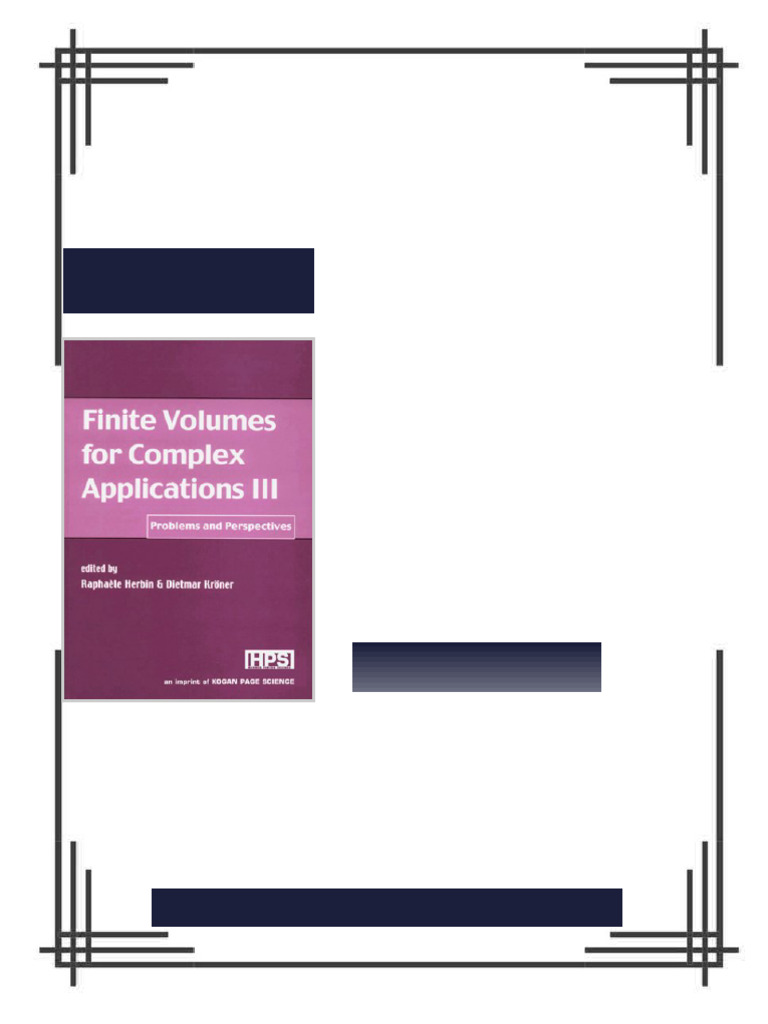 Finite Volumes for Complex Applications III v 3 International Symposium ...
