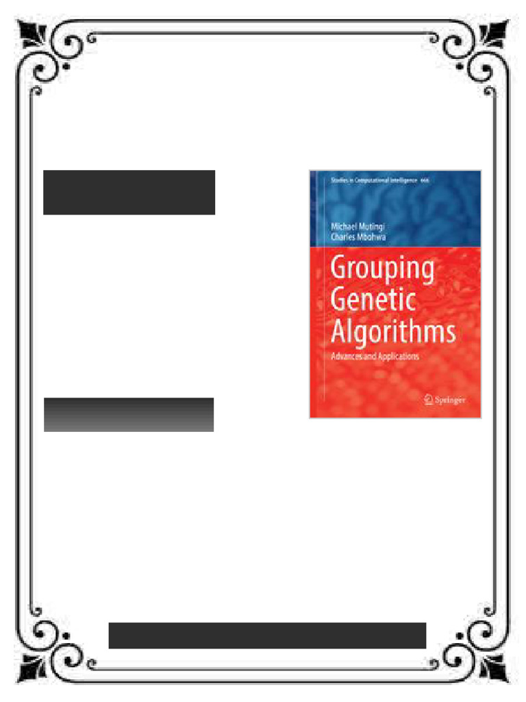 Grouping Genetic Algorithms: Advances and Applications 1st Edition Michael Mutingi eBook ...