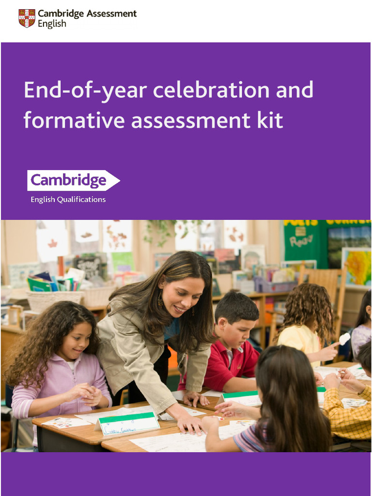 End of year celebration and formative assessment kit | PDF