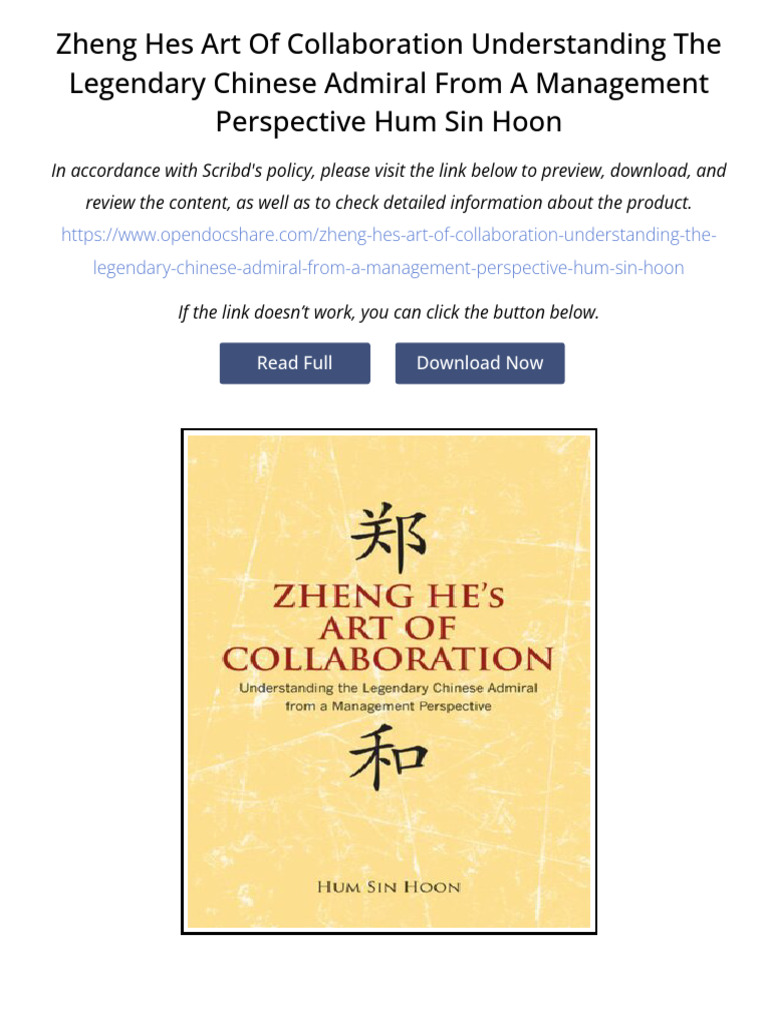 Zheng Hes Art Of Collaboration Understanding The Legendary Chinese ...