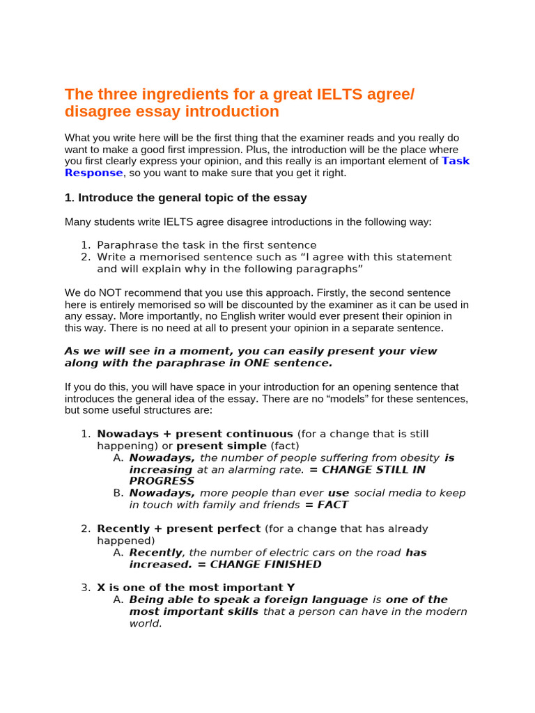 The Three Ingredients INTRODUCTION(1) | PDF | Essays | Human Communication