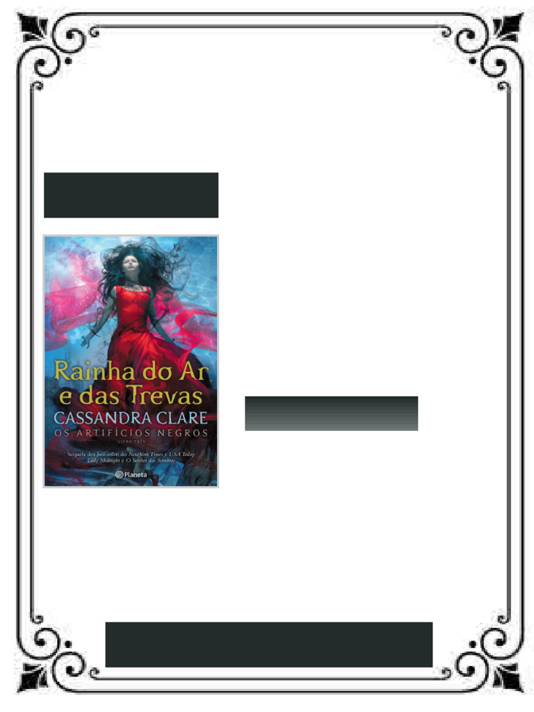 Rainha Do Ar e Das Trevas 1st Edition Cassandra Clare ebook long ...