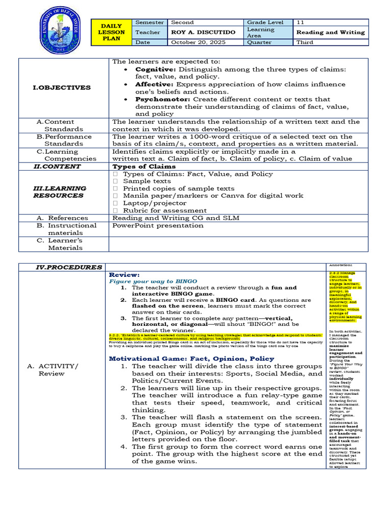 DLP-BEST | PDF | Learning | Teachers