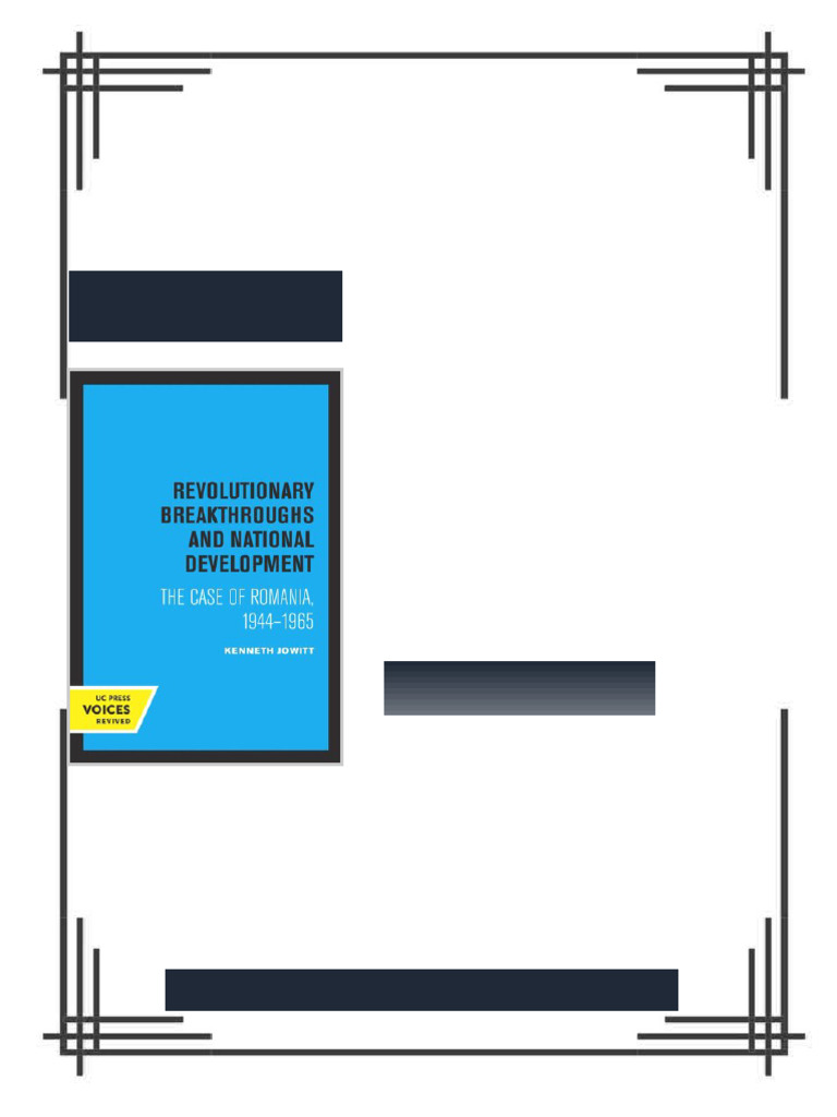 Revolutionary Breakthroughs and National Development: The Case of ...