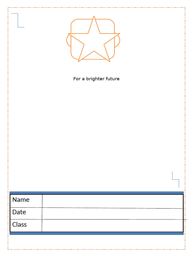 For a Brighter Future | PDF