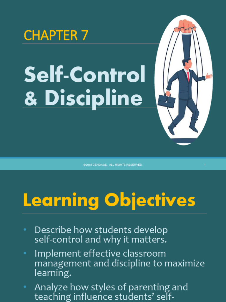 13 Self-control and Discipline | PDF | Self Control | Self-Management