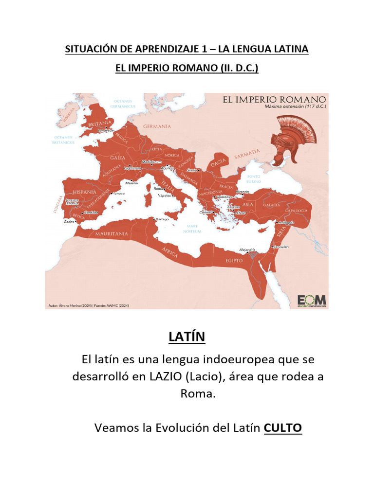 Evolución Del Latín en El Imperio Romano | PDF | imperio Bizantino ...