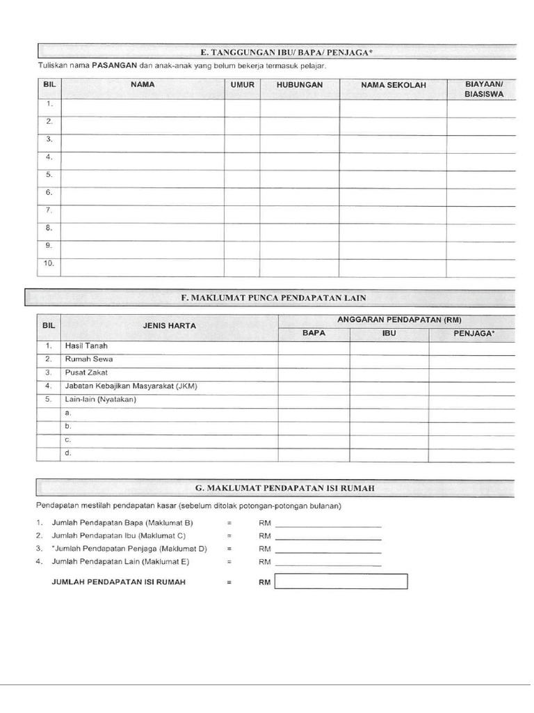 Maklumat Tanggungan | PDF