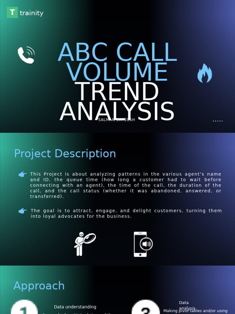 ABC Call Volume Trend Analysis (1) | PDF | Microsoft Excel ...
