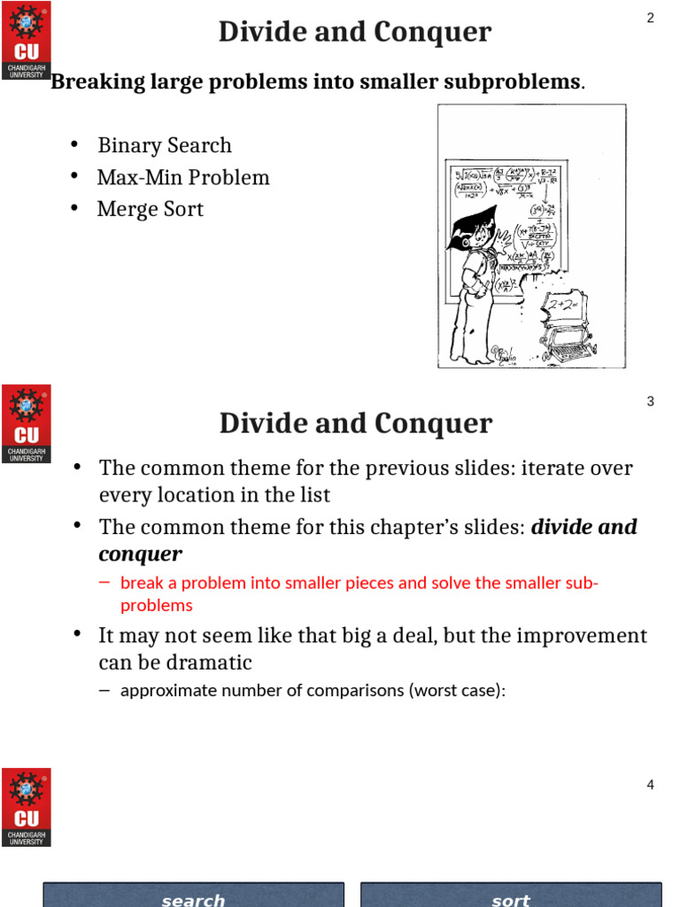 Divide and Conquer Algorithms Explained | PDF | Discrete Mathematics ...
