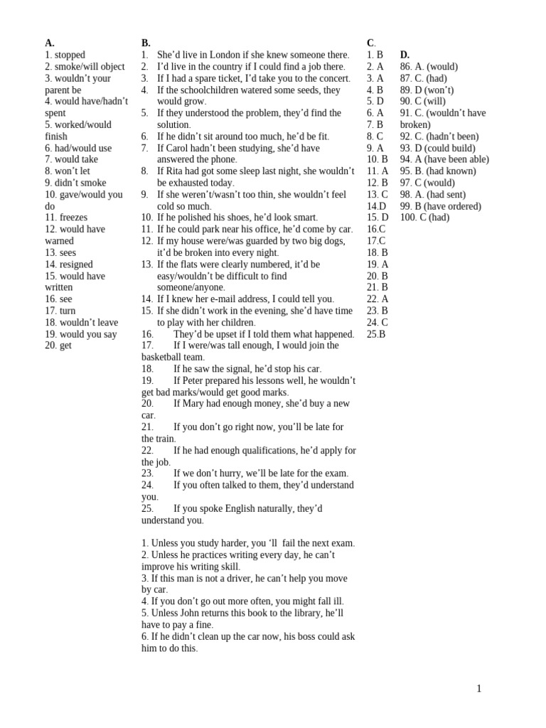 KEY IF VÀ ĐẢO NGỮ | PDF