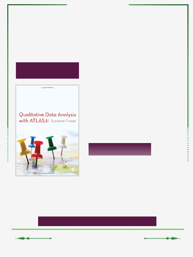 Qualitative Data Analysis with ATLAS ti 1st Edition Susanne Friese ...