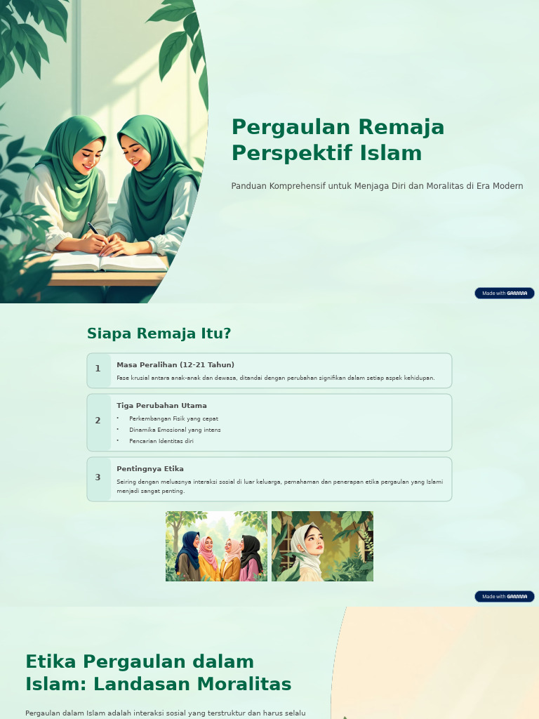 Pergaulan Remaja Perspektif Islam | PDF