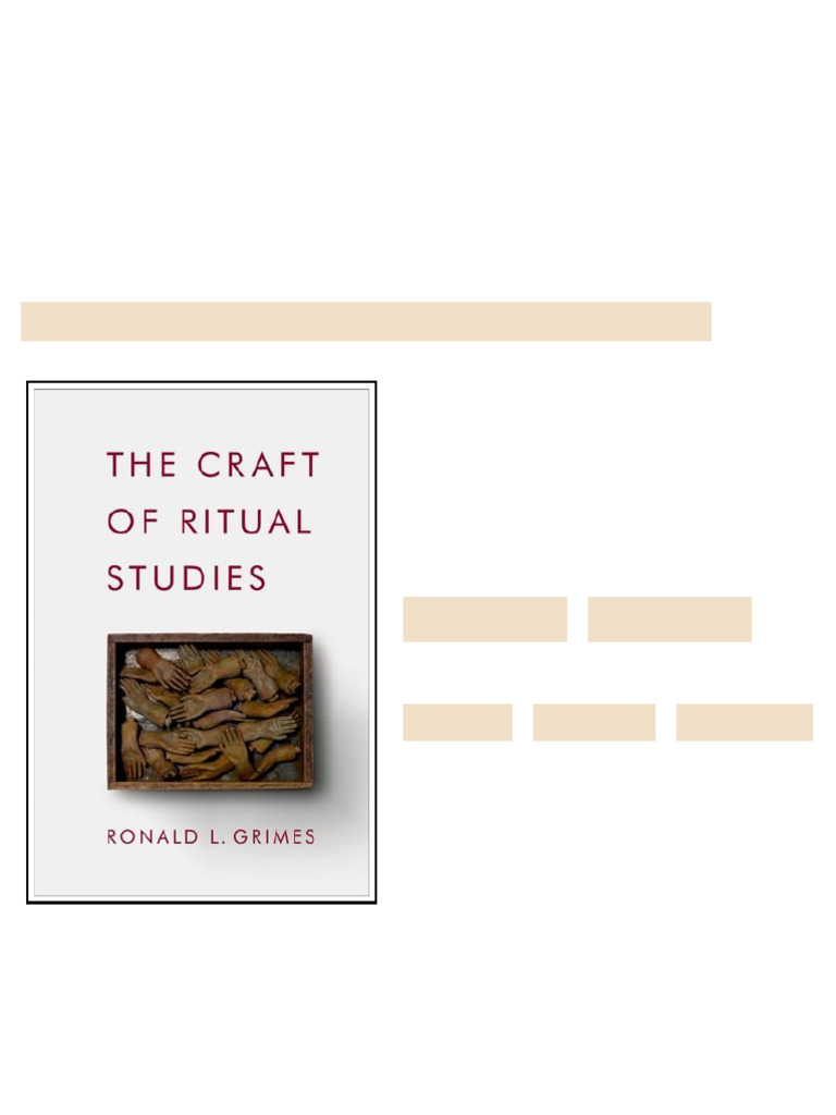 The Craft of Ritual Studies 1st Edition Ronald L. Grimes updated 2025 ...