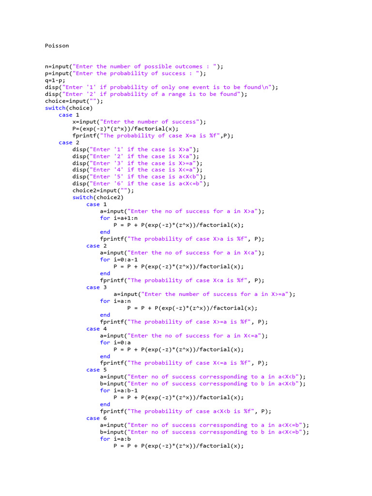 Poisson | PDF | Mathematics | Probability Theory