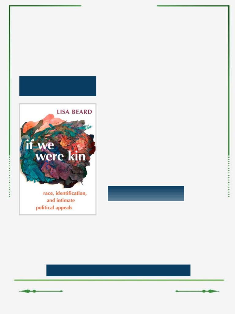 If We Were Kin: Race, Identification, and Intimate Political Appeals ...