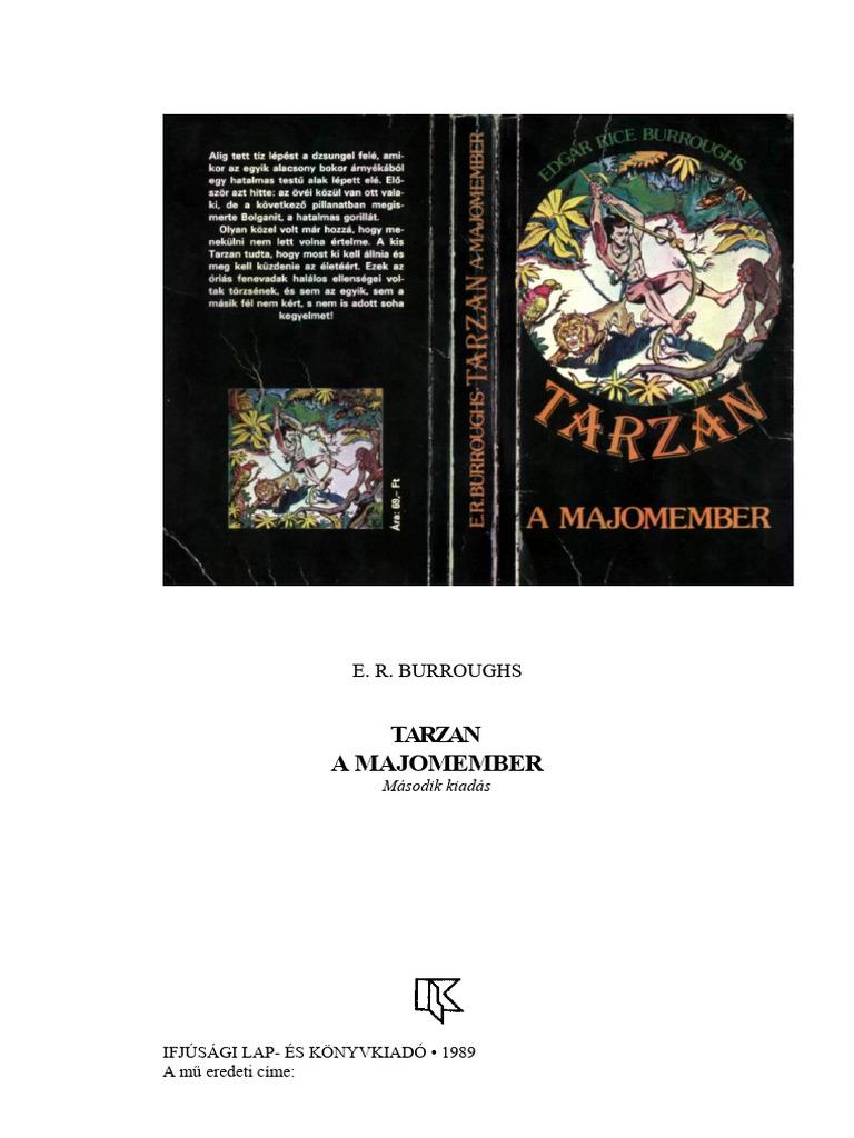Edgar Rice Burroughs - Tarzan a Majomember | PDF