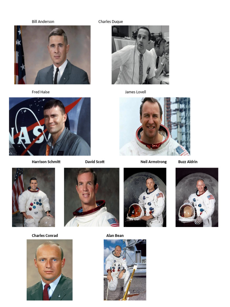 Apollo Astronauts List | PDF