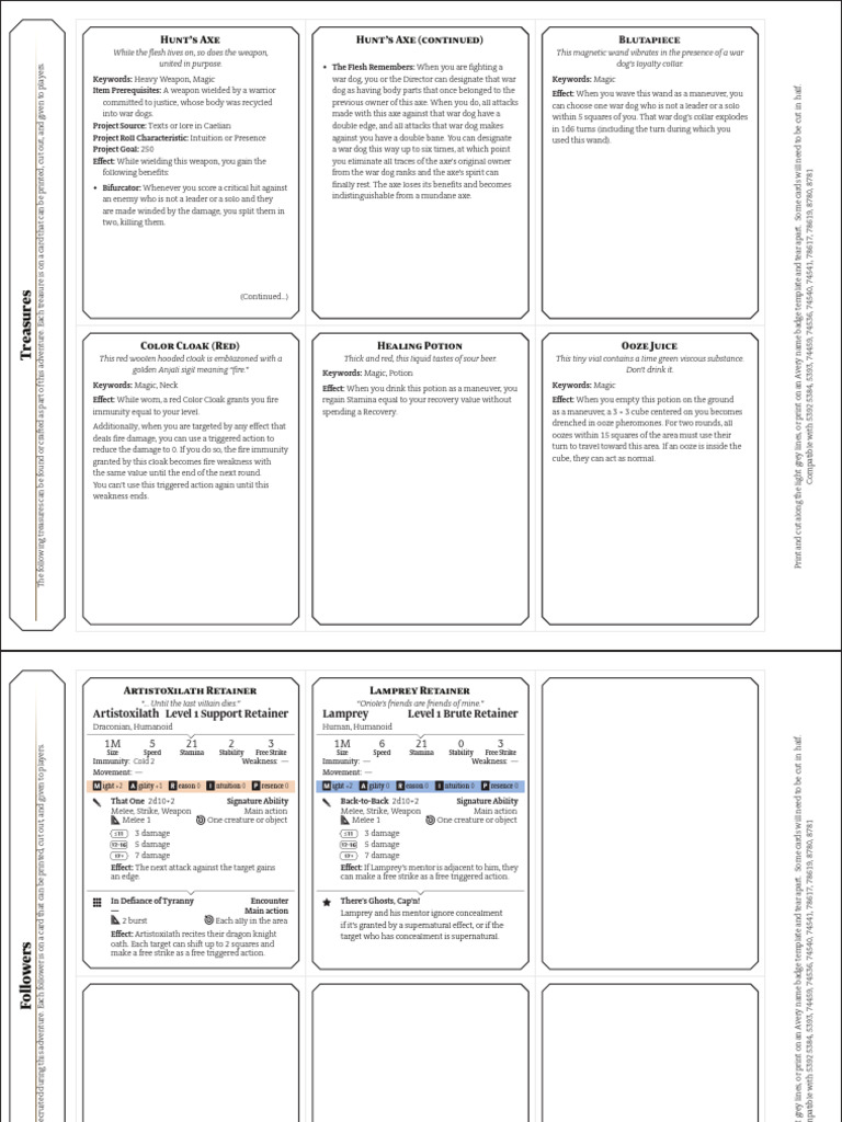 Fall of Black Bottom Handouts 1.0 | PDF