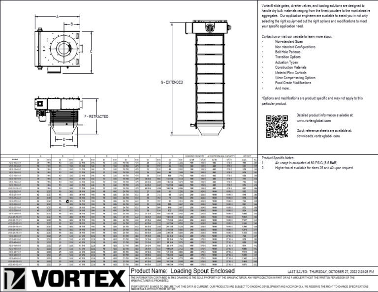 Loading Spout_Enclosed VES-xx | PDF | Mechanical Engineering