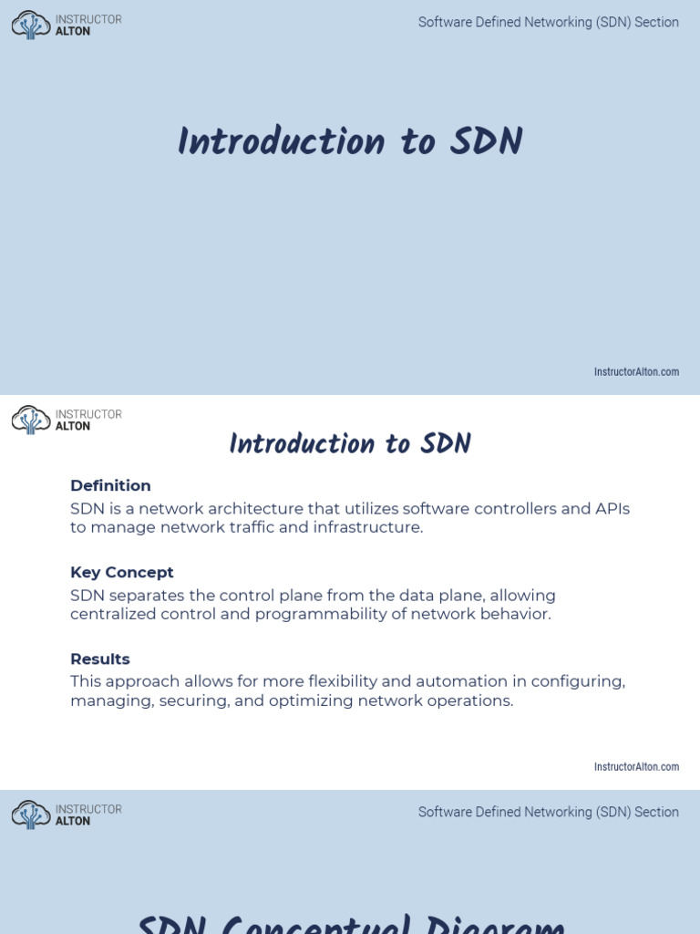 25 - Software-Defined Networking | PDF | Computer Network | Service Industries