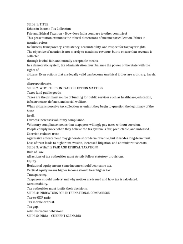 Ethics | PDF | Taxes | Equity (Economics)