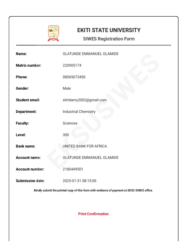 Submission Confirmation | PDF